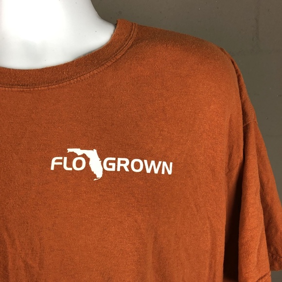 Flo Grown | Shirts | Flo Grown Mens Tshirt Size 2x Orange Rx | Poshmark